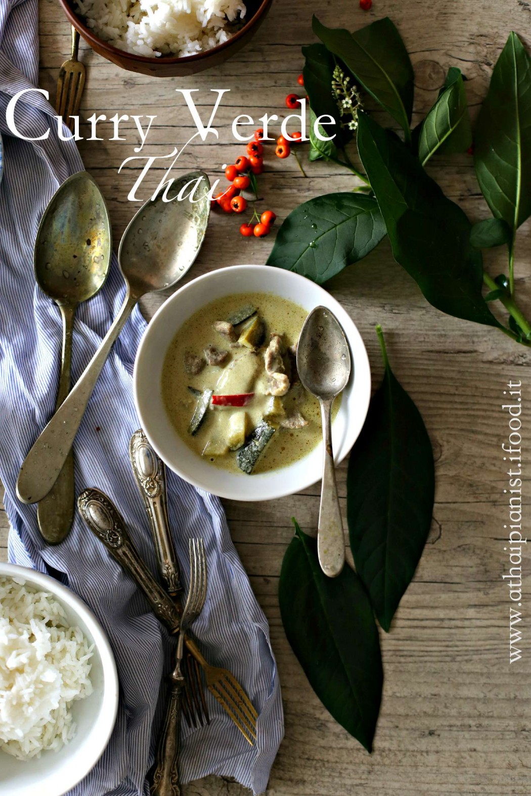 Curry verde thailandese con manzo e verdure | A Thai Pianist